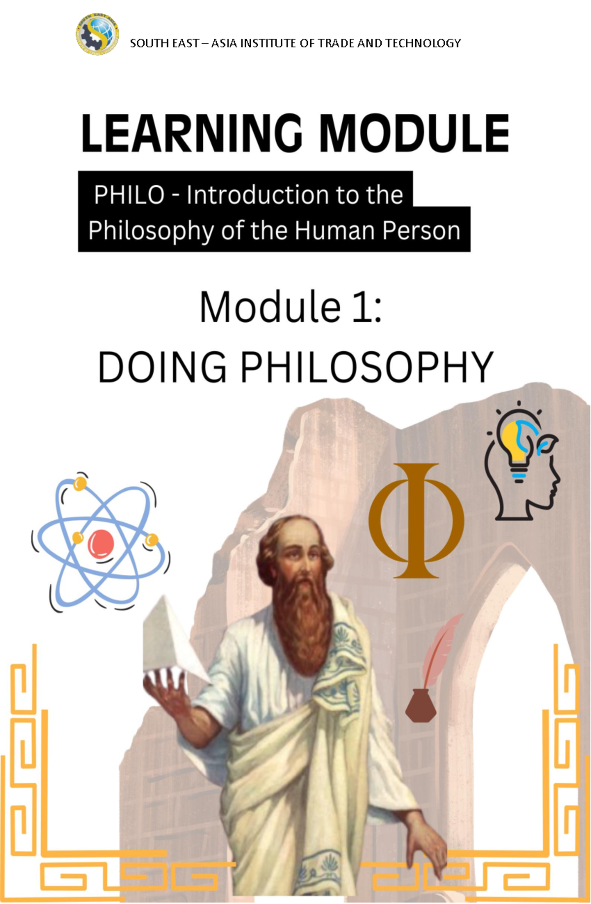 Philosophy Week 1 Module - SEAITT Insights and Reflections - Studocu