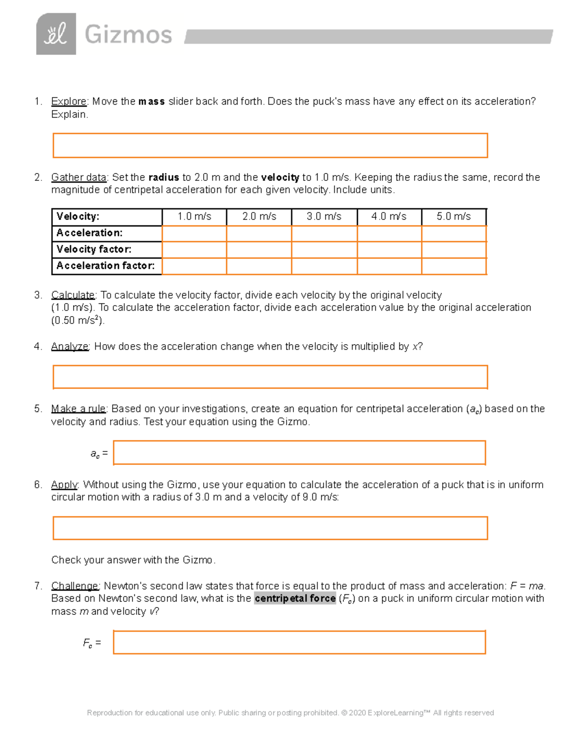 AP Physics 1 Assignment - Explore: Move the mass slider back and forth ...