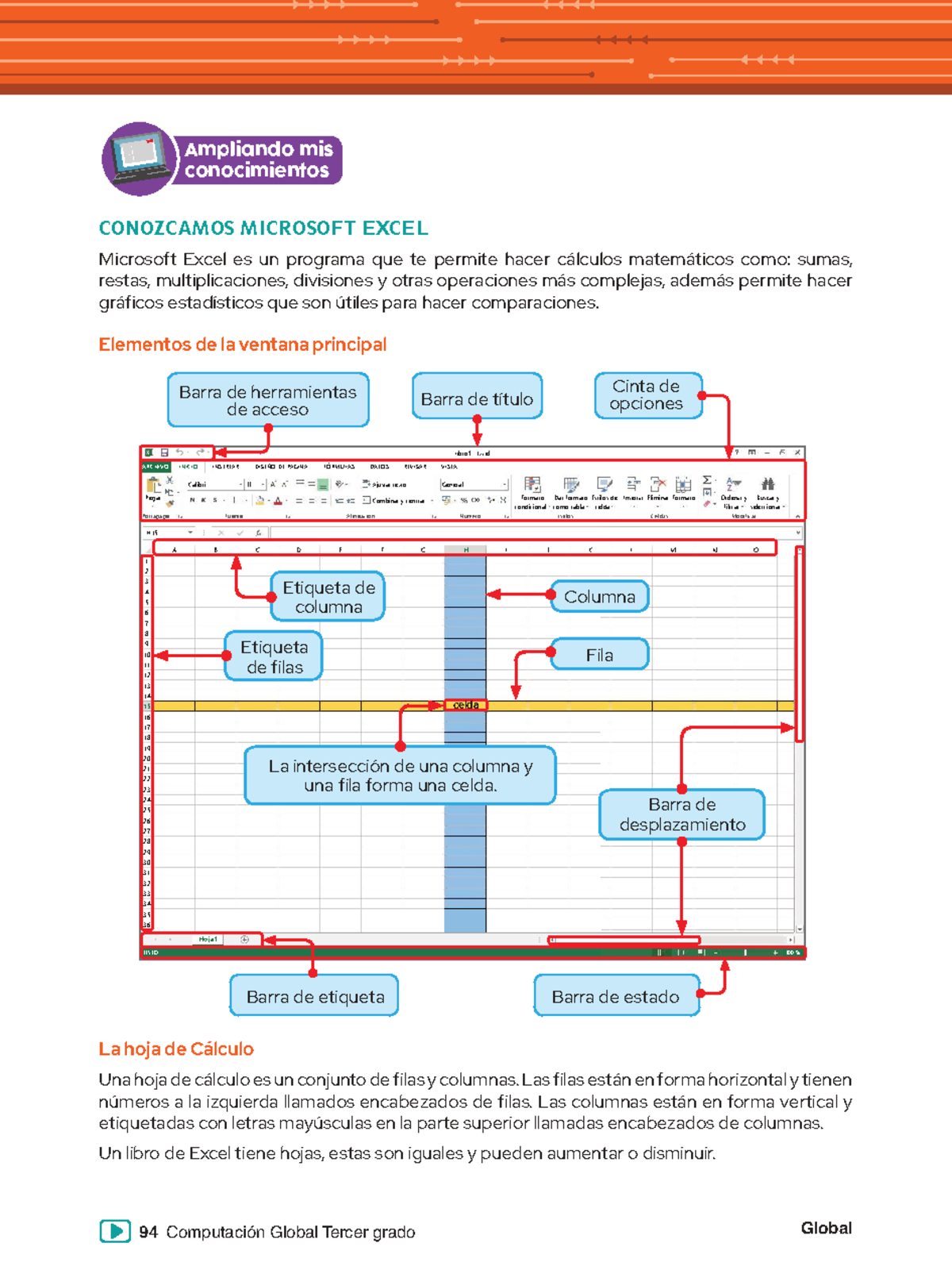 Apunte 2 - 3° Trimestre - Introducción a Microsoft Excel: Conociendo ...