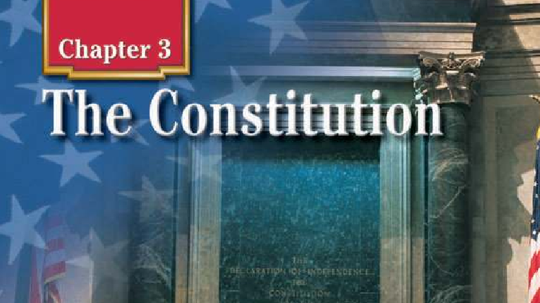 GOVERNMENT Chapter 3: Understanding the Constitution and Your Rights - Studocu