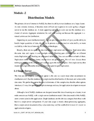 Nosql Mod4-Notes - Module 4 Notes - Module 4 Document Databases ...