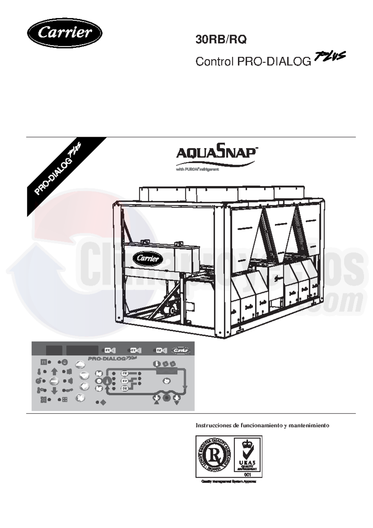 30RB Control PRO-DIALOG: Guía de Funcionamiento y Mantenimiento - Studocu