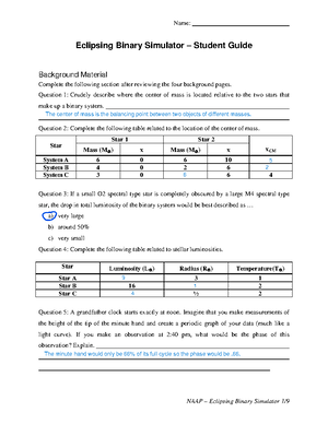 Astronomy - Chapter 2 Assignment - Assignment on Ch 2 Answer the ...