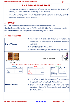 Answersheet Accounts paper 1 ICAI certified copy - Subject : 01 ...