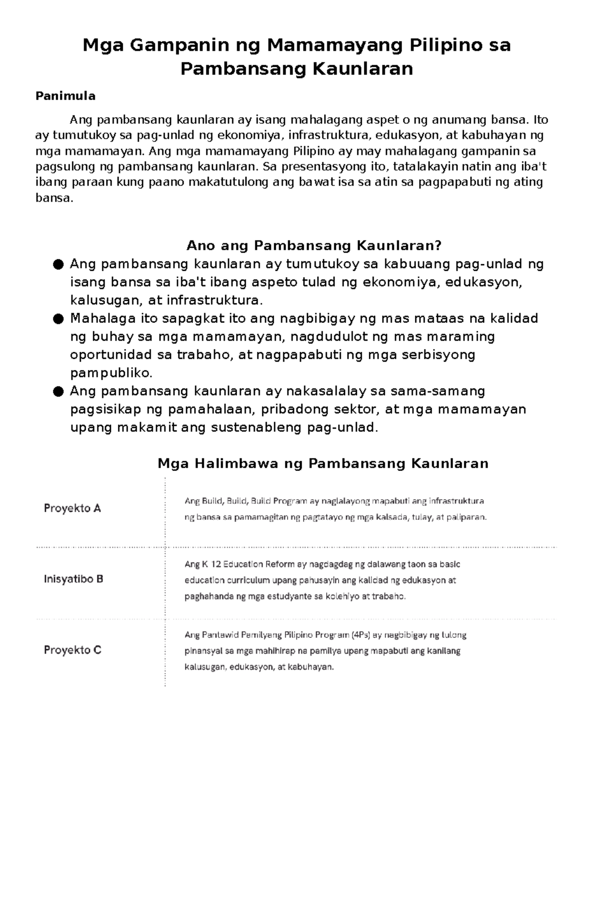 Grade 9 Group 1 - Ang Bahaging Ginagampanan ng Agrikultura, Pangingisda ...