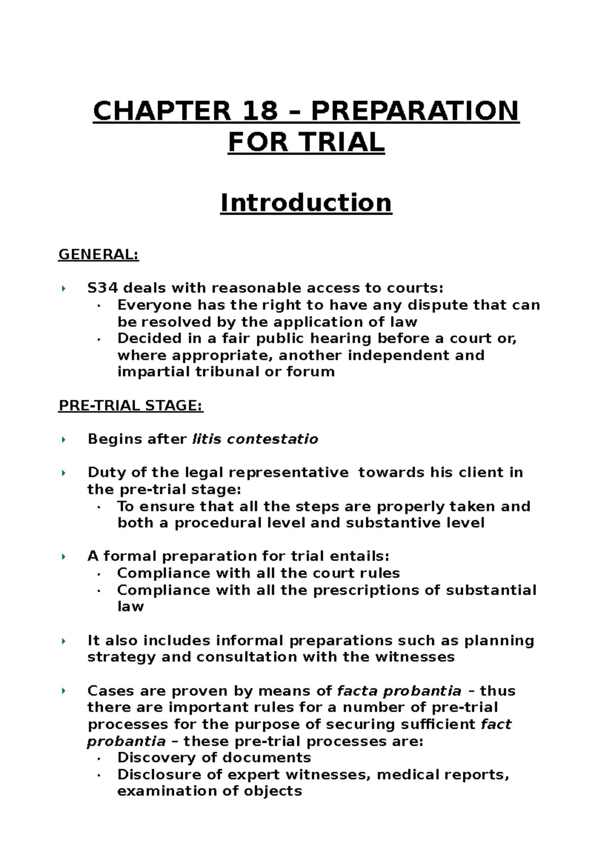 Criminal Procedure PART 3 Chapter 16 - 247 b) a) 16. Chapter 16 Pre ...