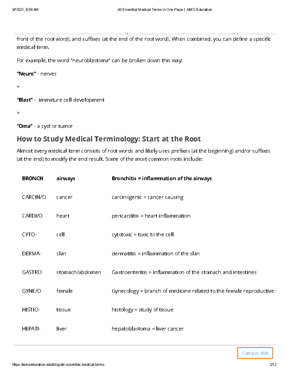Medical Terminology Quizes and Tests Flashcards Quizlet - Medical ...