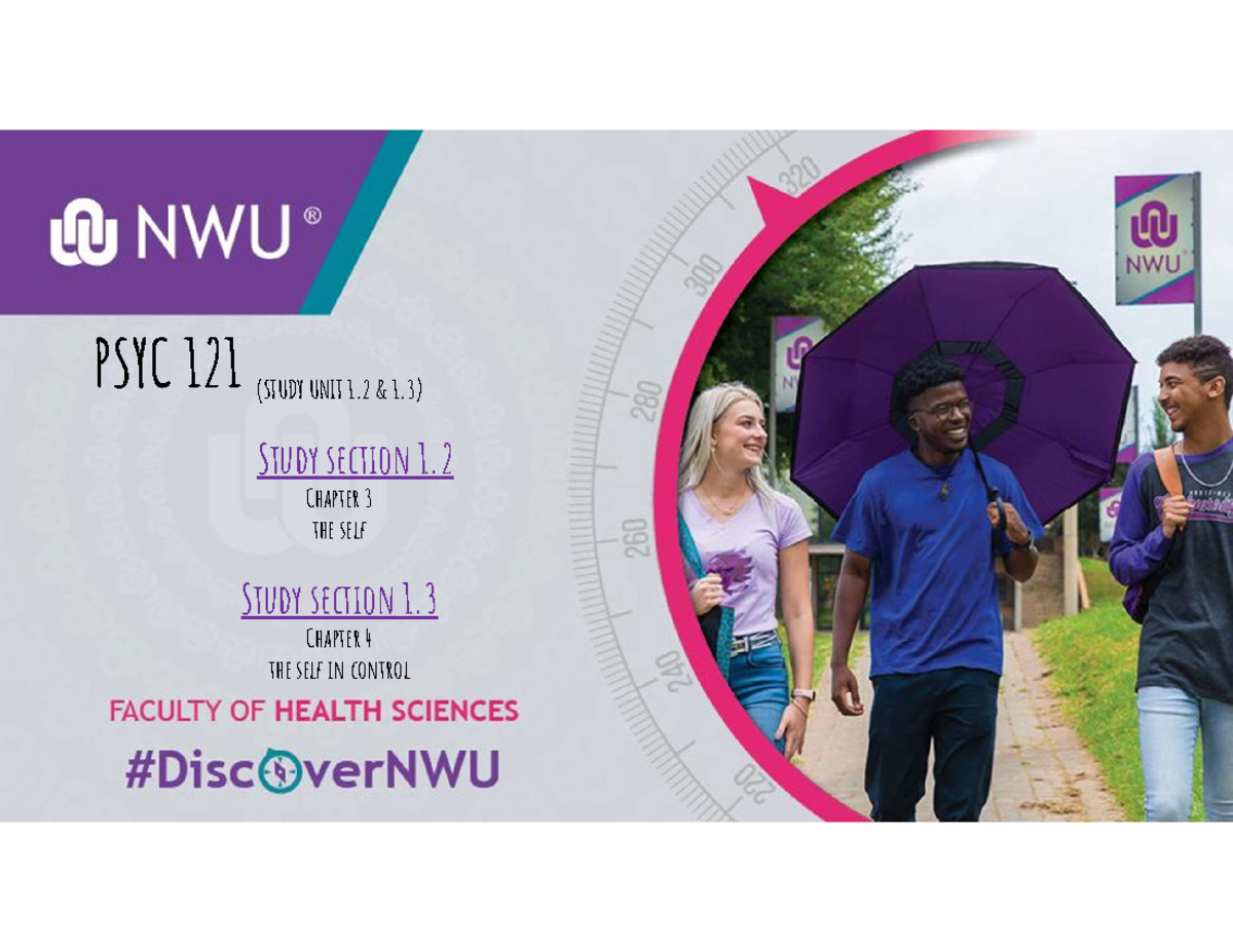 PSYC+121 SS1 - Understanding the Self and Self-Control Dynamics - Studocu