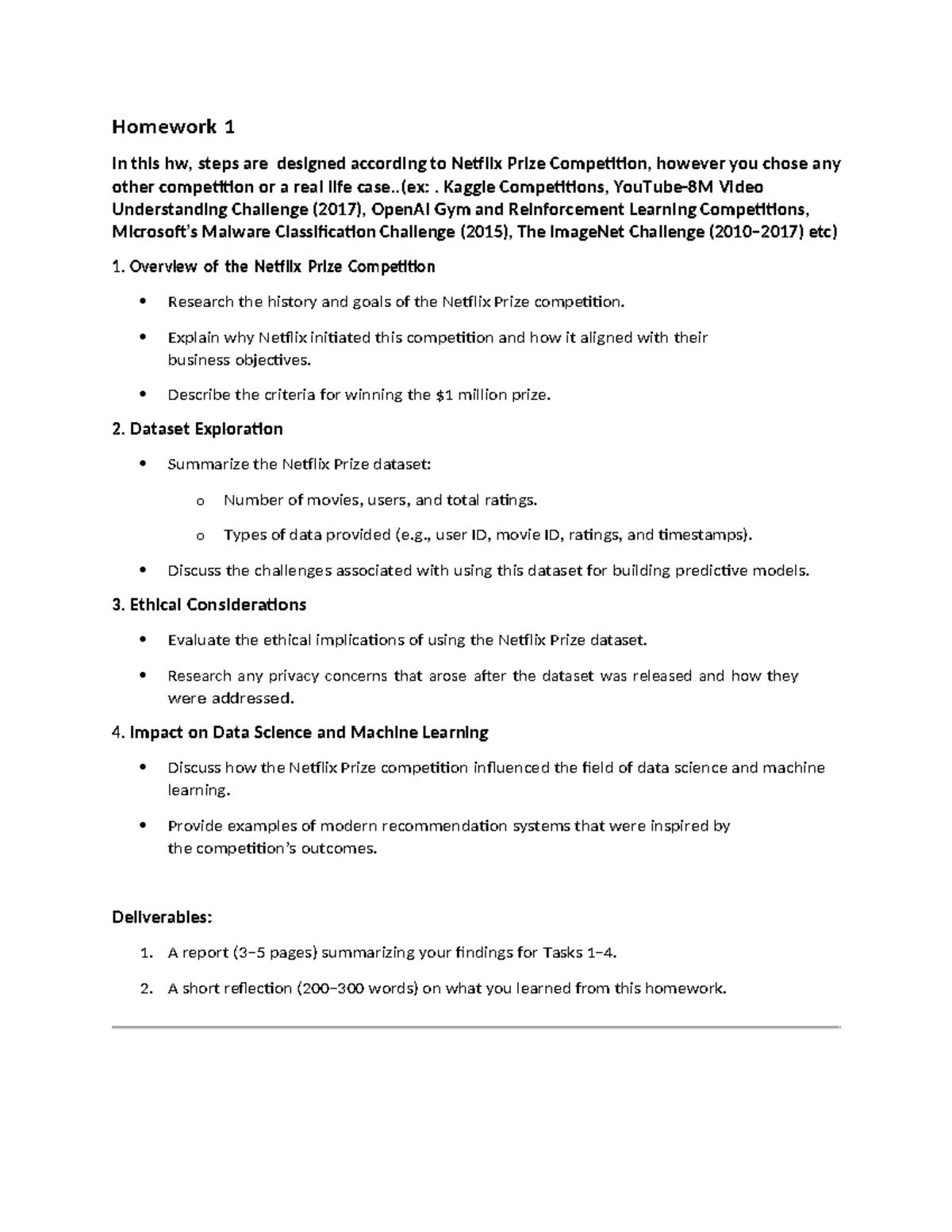 Netflix Prize Competition Analysis: Impact on Data Science & Ethics ...