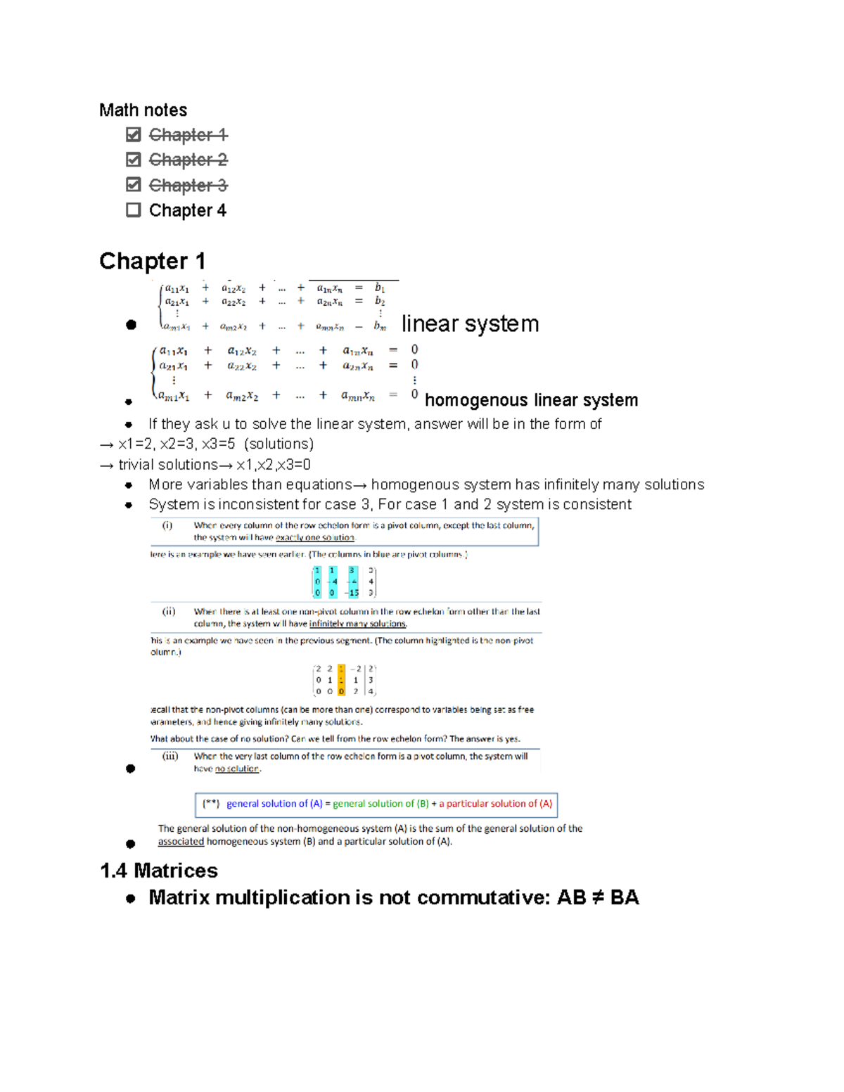 ma1513 notes and questions - Math notes Chapter 1 Chapter 2 Chapter 3 ...