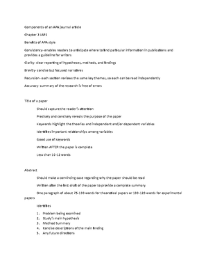 Example APA Discussion Post - Here is a sample of an acceptable ...