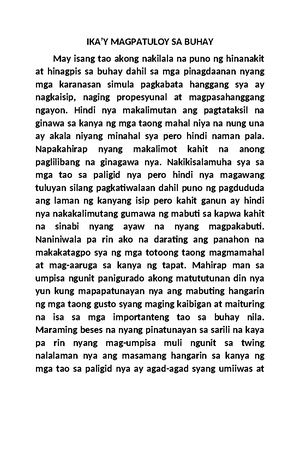 430848546 ANG Kwento NG Mapagbigay NA PUNO - ANG MAPAGBIGAY NA PUNO ...