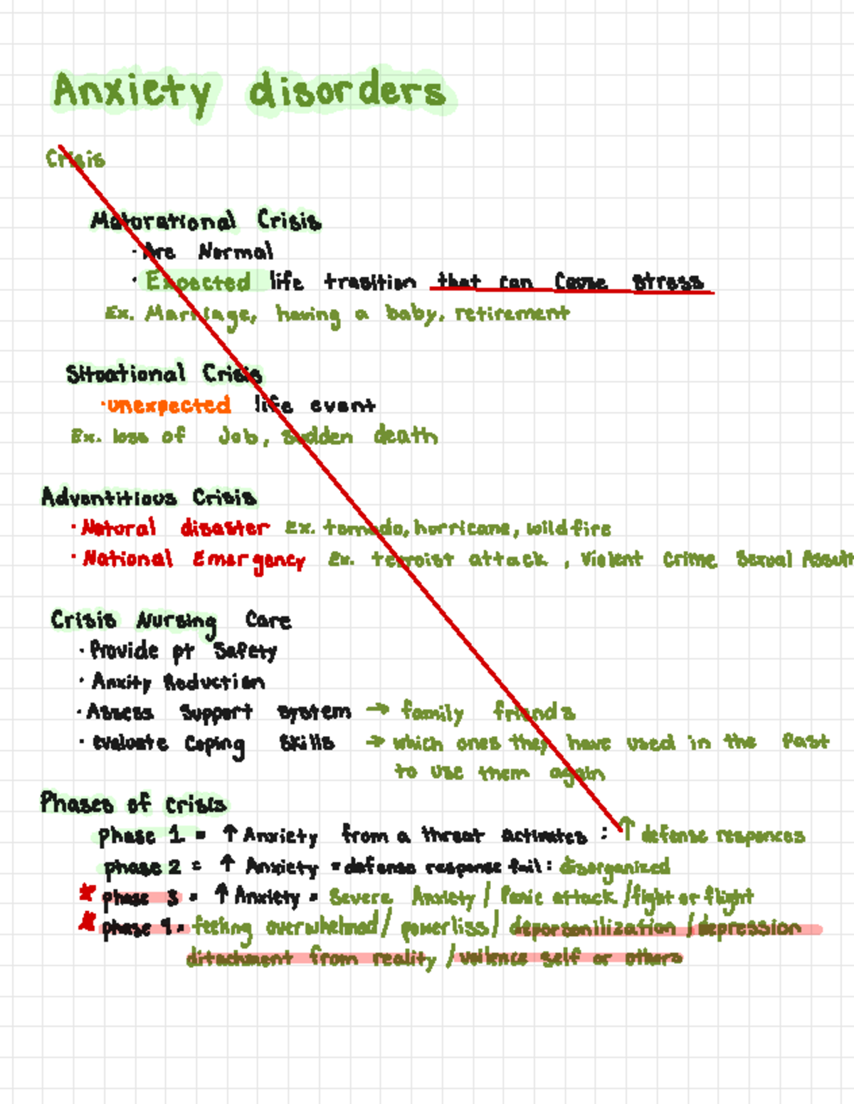 Quiz 1: Anxiety Disorders - Lecture Notes and Key Concepts - Studocu