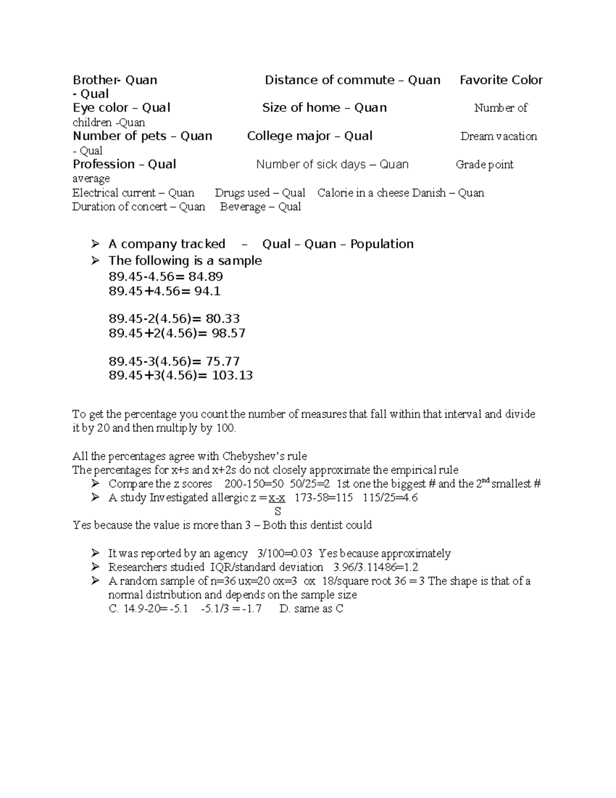 STA 220 Final Exam Cheat Sheet: Statistical Concepts & Analysis - Studocu