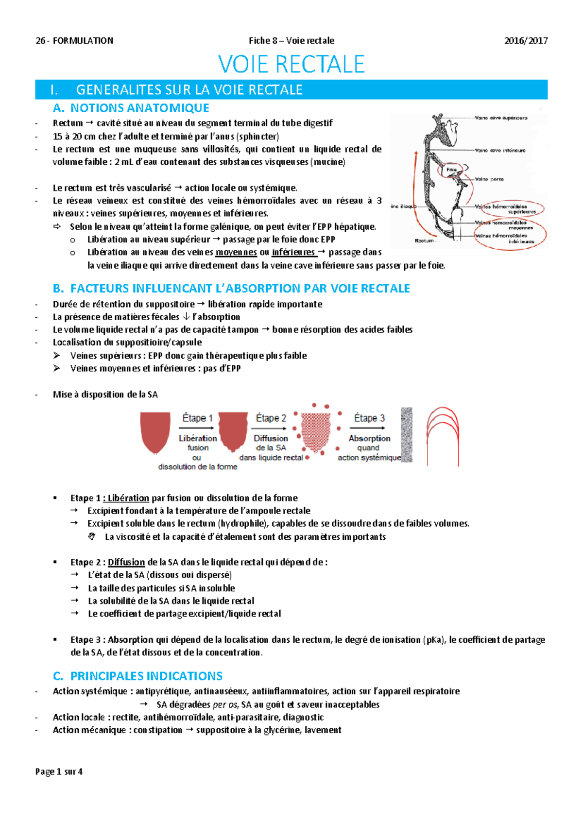 F8 UE26 - Voie rectale - fiche de cours - Warning: TT: undefined ...