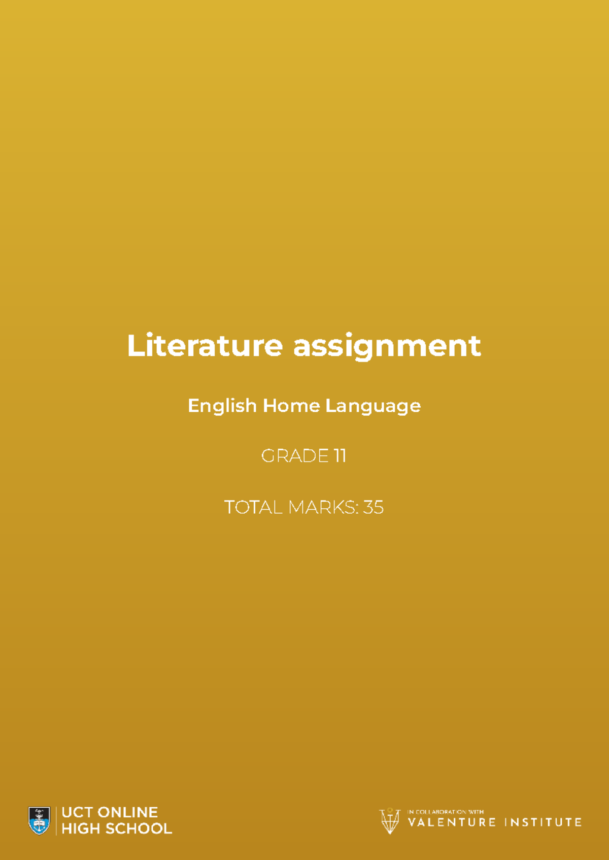 Grade 11 English Literature Assignment: Macbeth & Poetry Analysis (M23 ...