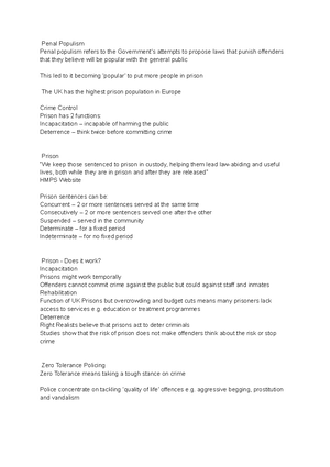 S17 4543u20 1 criminology unit 2 ms - MARKING SCHEME LEVEL 3 APPLIED DIPLOMA IN CRIMINOLOGY UNIT ...