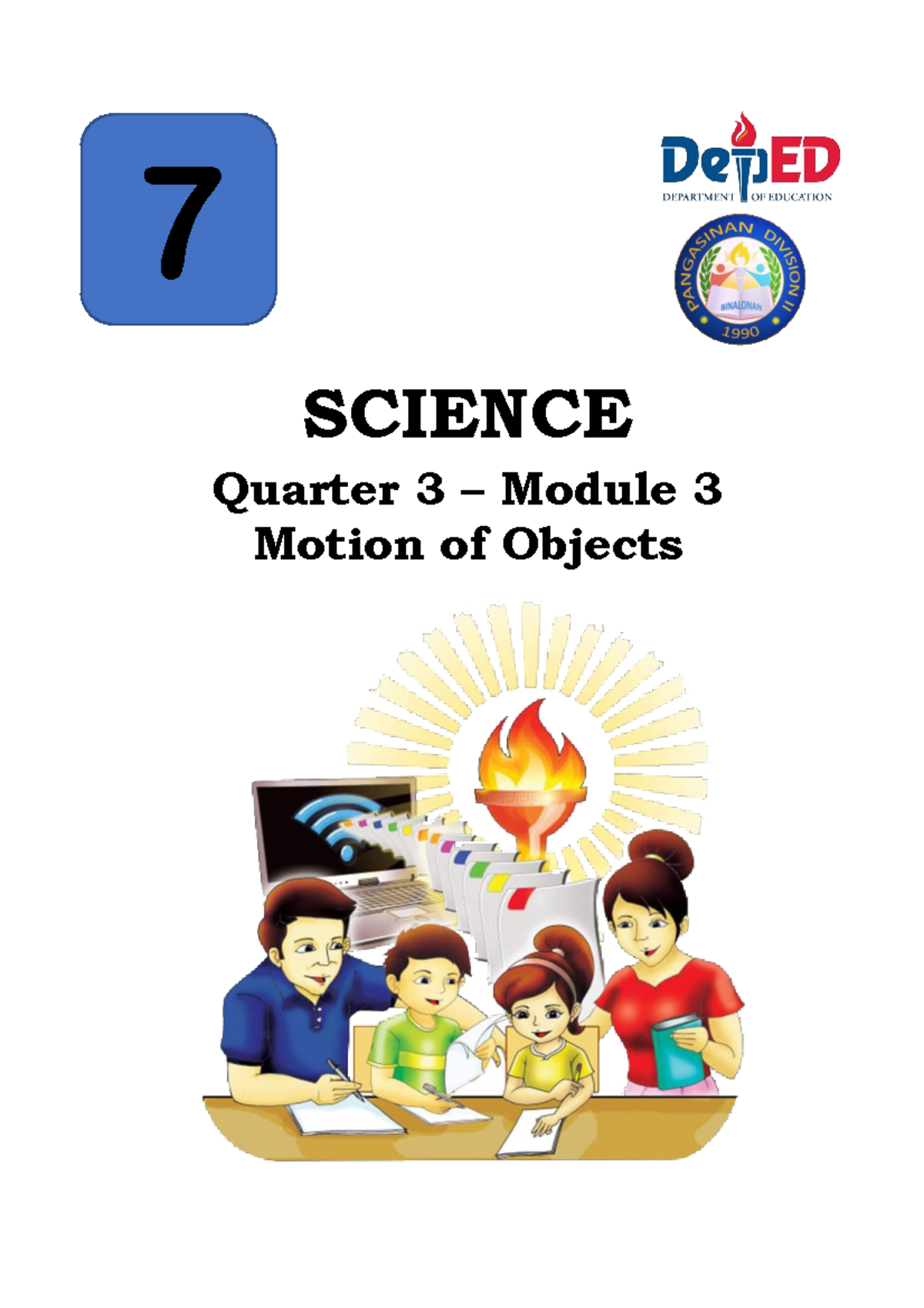 Grade 7 Science Q3: Module 3 - Motion of Objects and Representations - Studocu