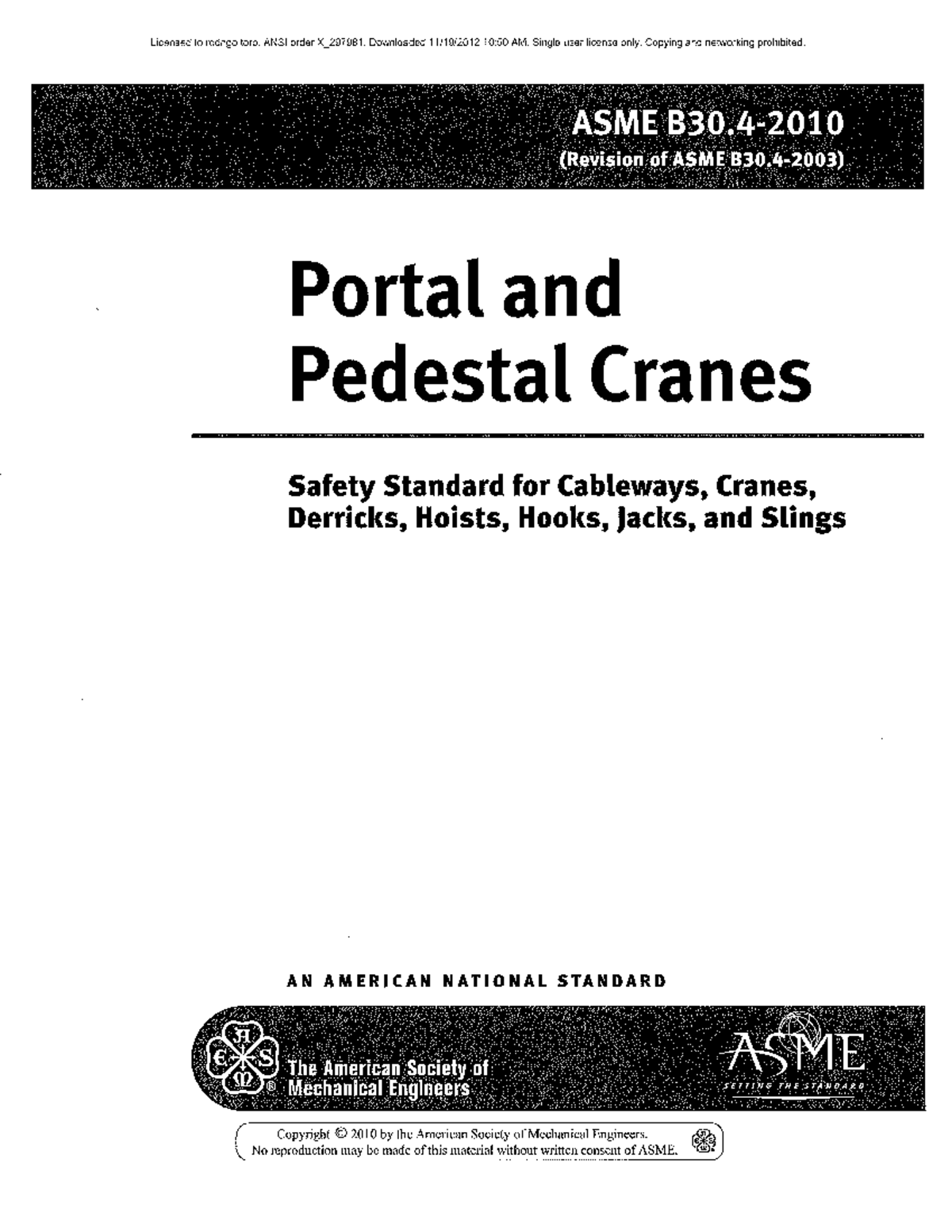 ASME B30 - PARA ESTUDIO - ASME (Revision of ASME Portal and Pedestal ...