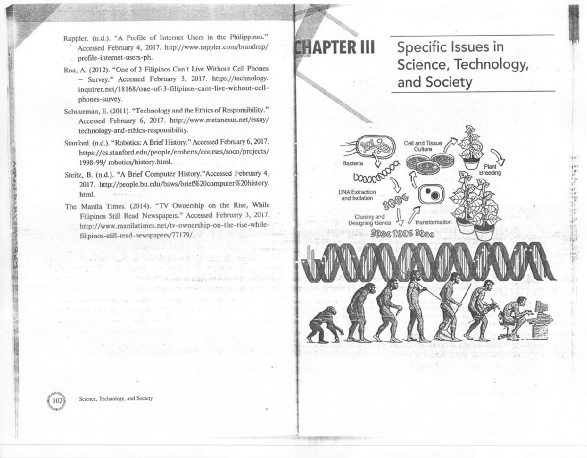 STS Chapter 3 Lesson 1 Summary and Key Concepts - Studocu