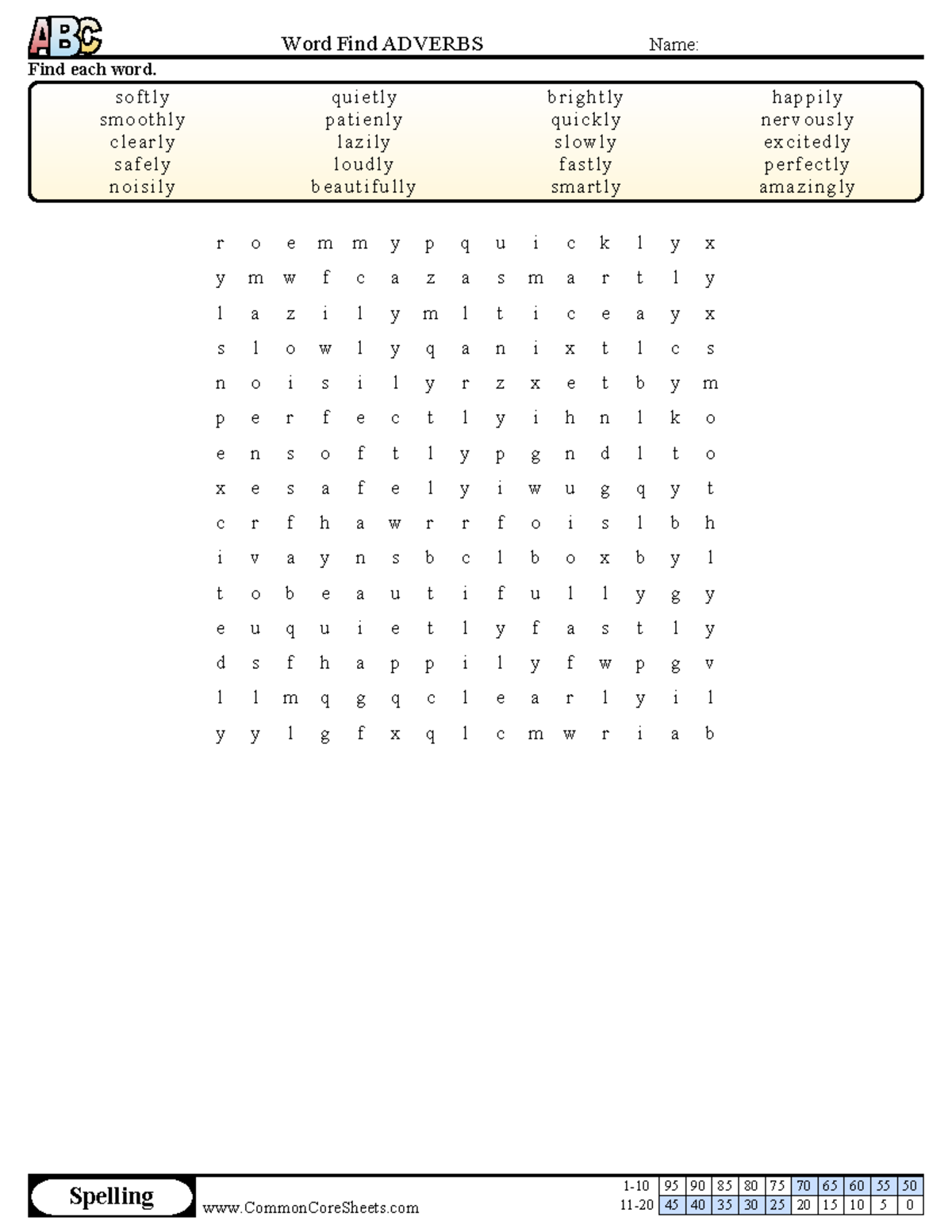 Adverbs Word Find - 4TH Grade REFORZAMIENTO - Studocu