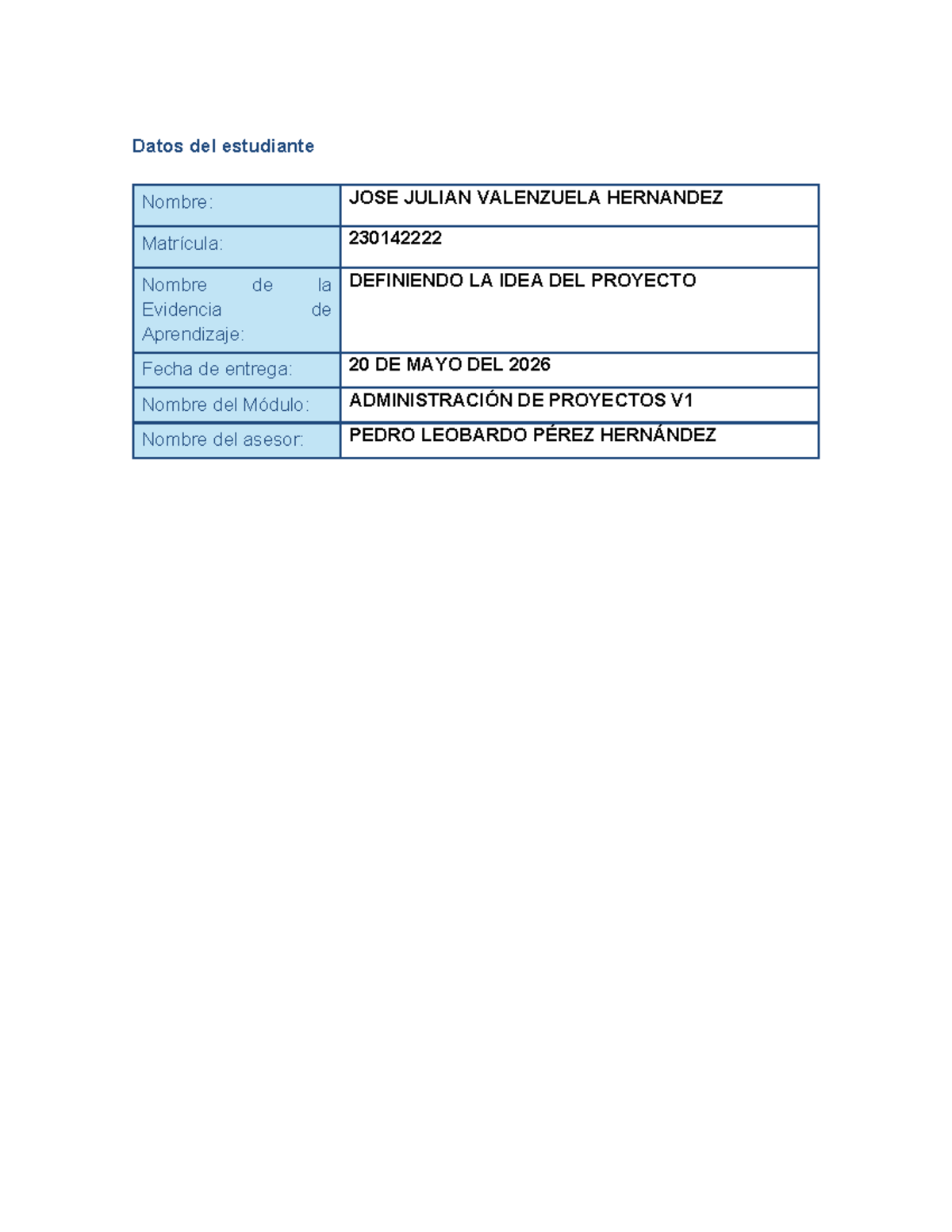 Proyecto de Tienda de Suministros Universitarios - ADM PROYECTOS V1 ...