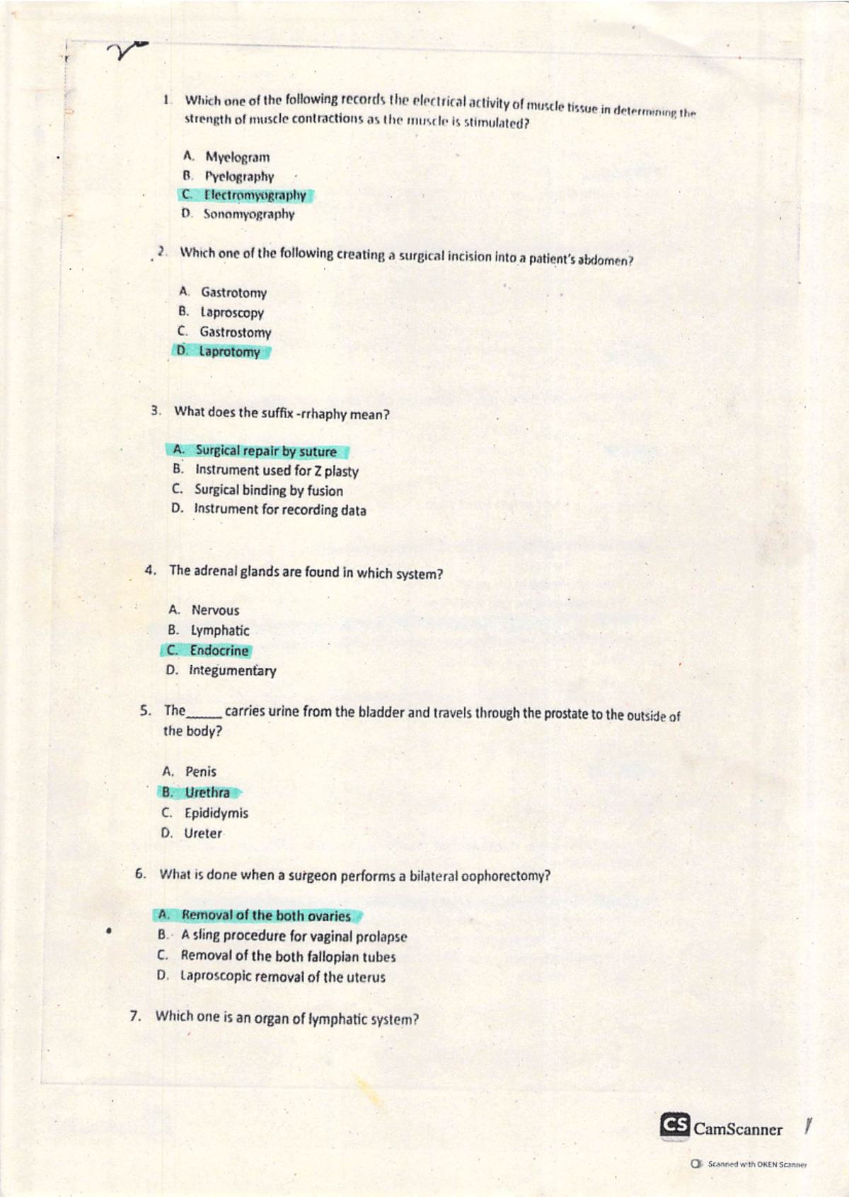 Medical Coding Practice Papers (300 2025) - Studocu