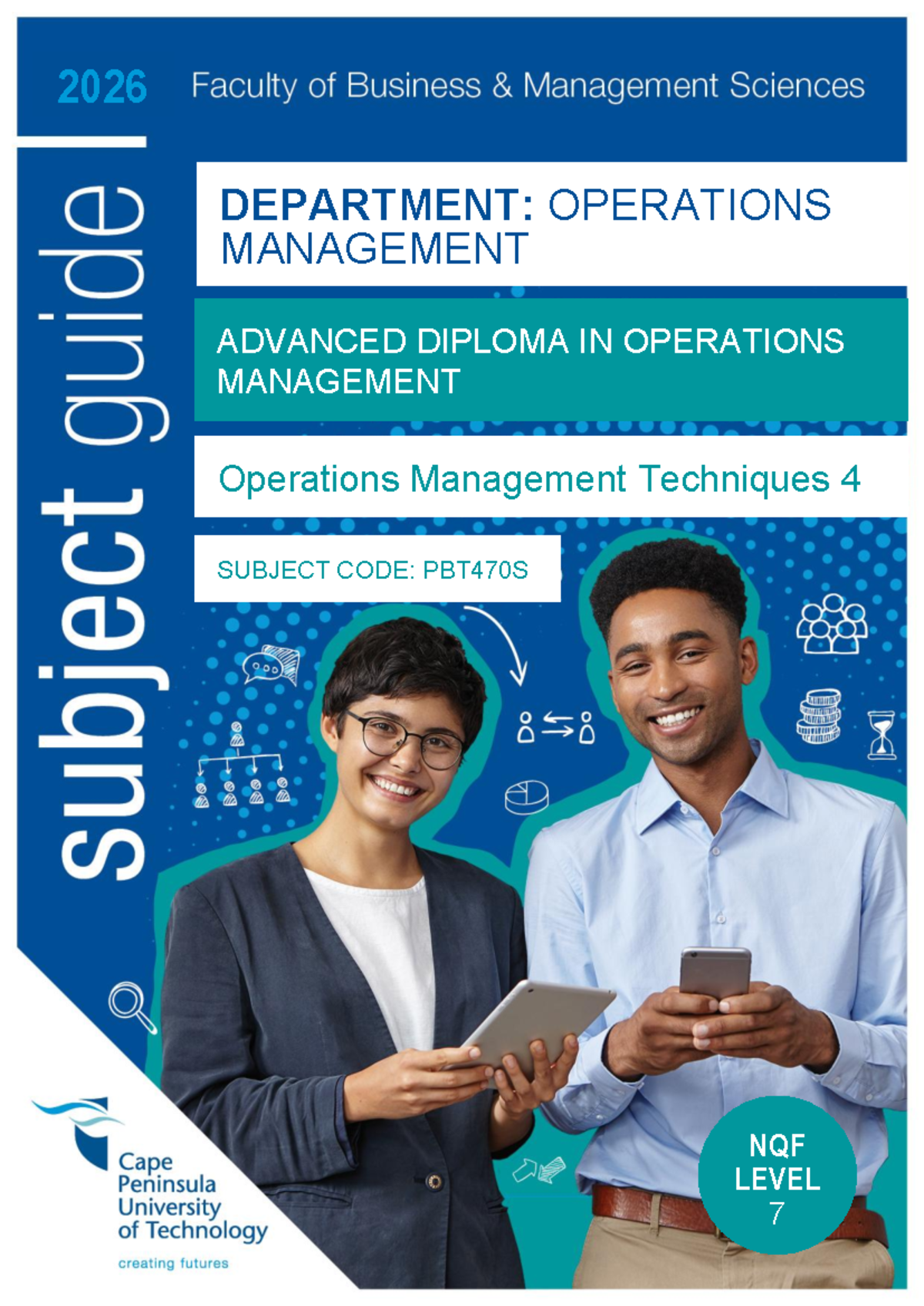 Operations Management Techniques 4 - PBT470S Subject Guide 2026 - Studocu