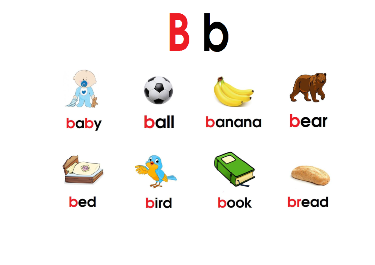 VOA-Letter-Bb - clmccc - chính trị học - B b baby ball banana bear bed ...