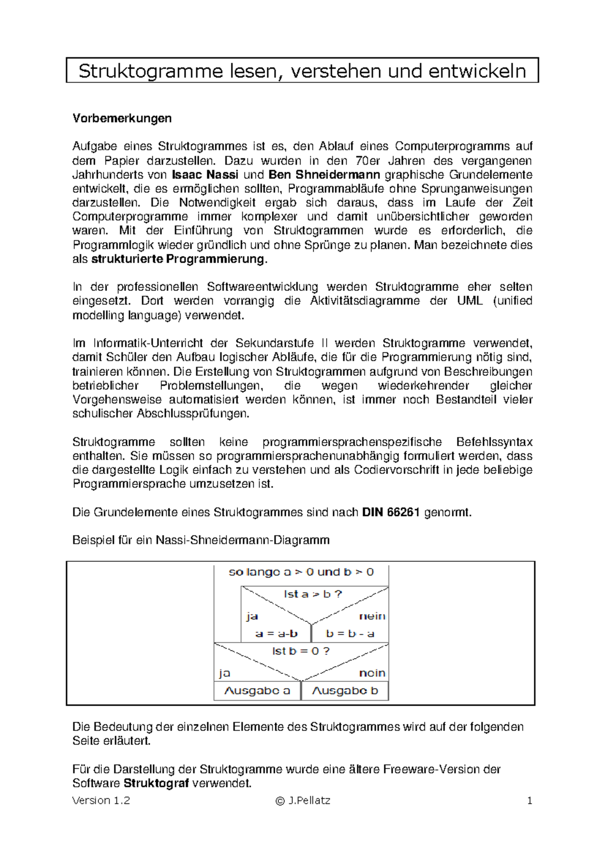Struktogramme: Lesen, Verstehen und Entwickeln - Grundlagen und ...