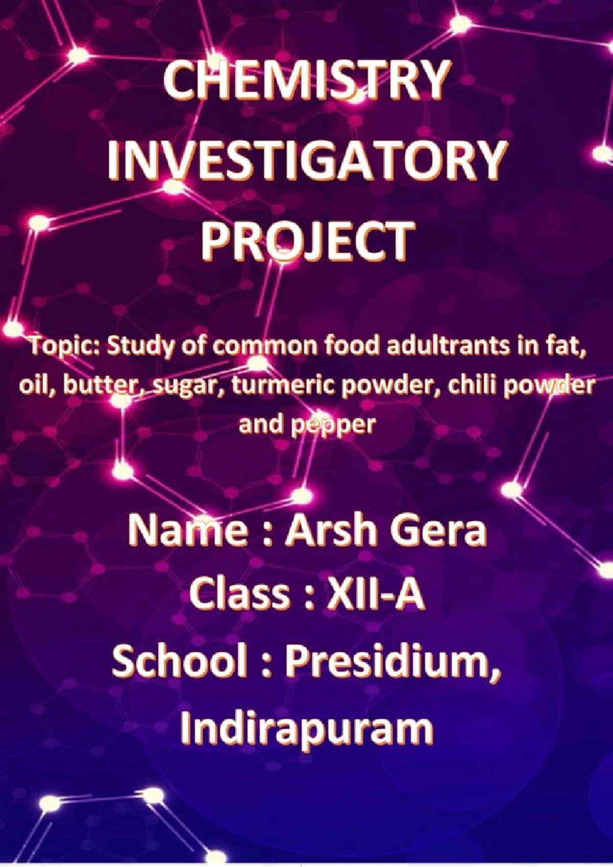 Fertilizers Class 12 - investigatory project - OBJECTIVE : "The primary ...