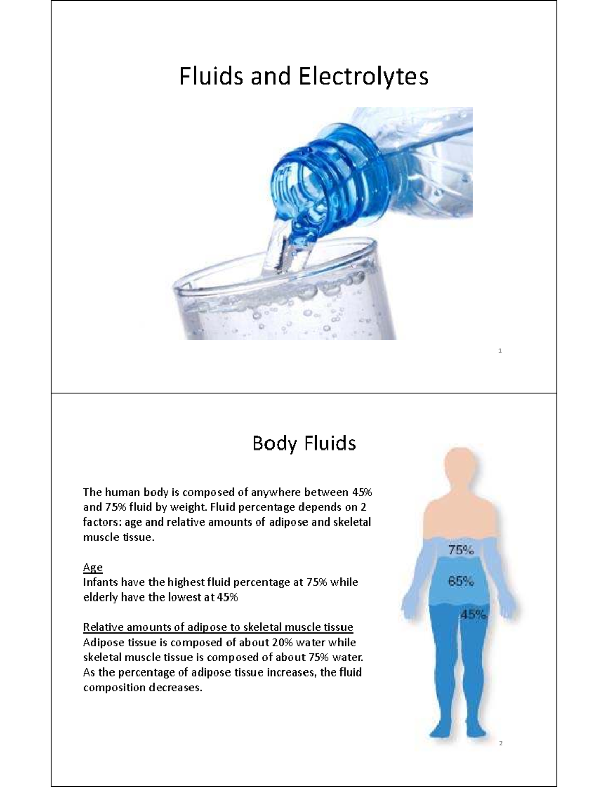 Comprehensive Overview of Acid-Base & Fluid Balance Regulation - Studocu