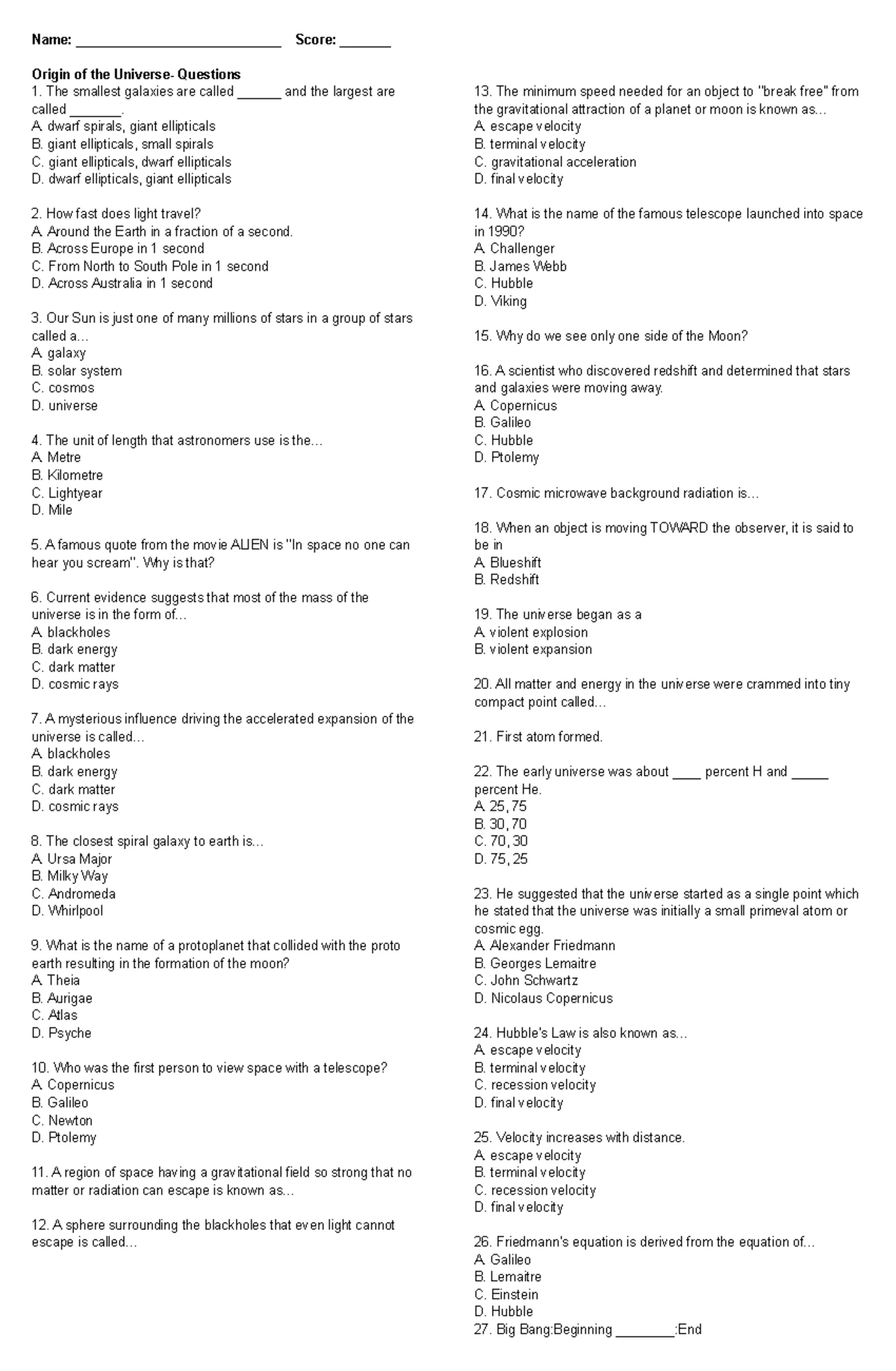 Grade 3 science quiz bee - Grade 3 Science Quiz Bee Reviewer Easy Round Which of the following ...