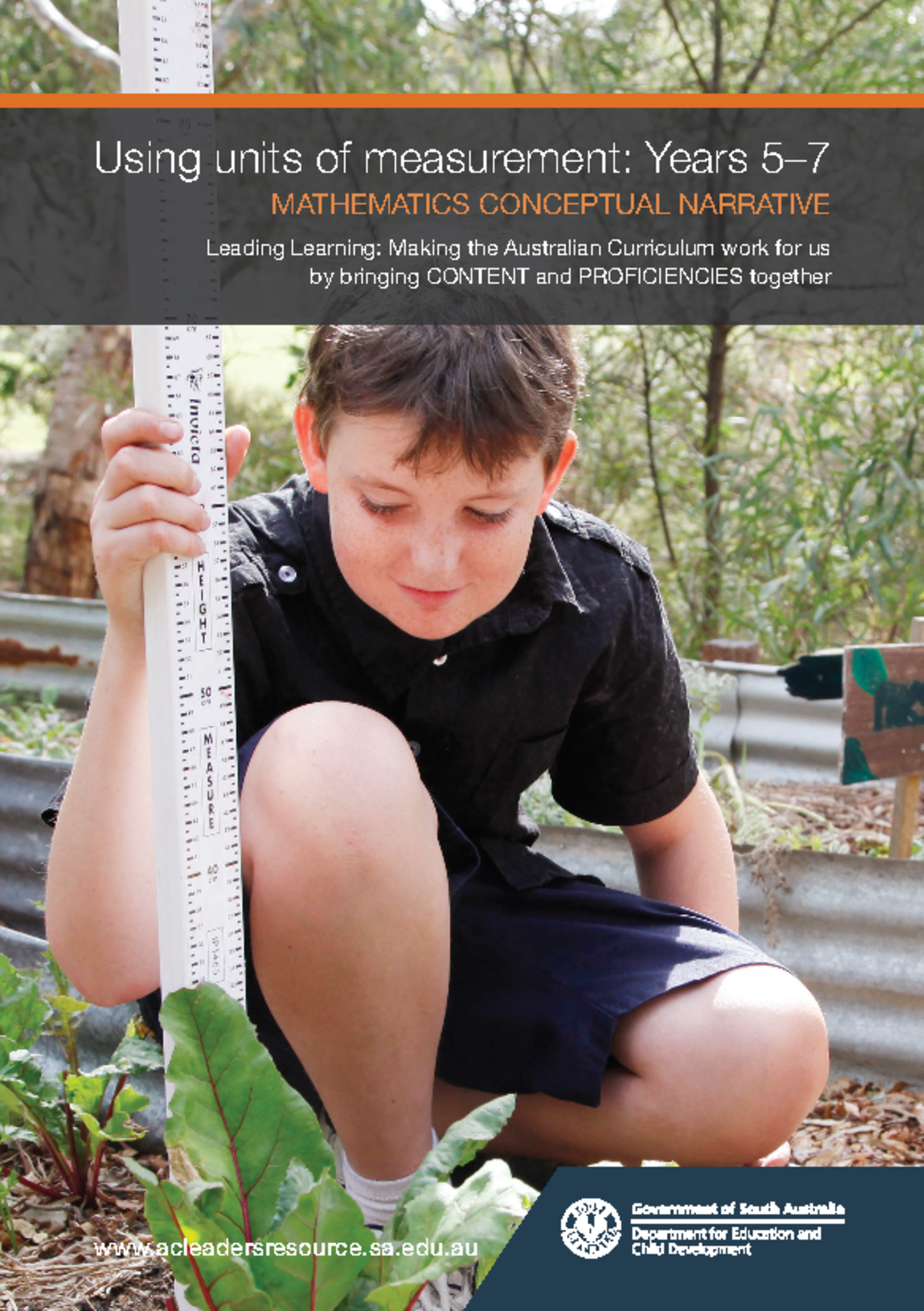 DECD Mathematics Conceptual Narrative: Units of Measurement Years 5-7 ...