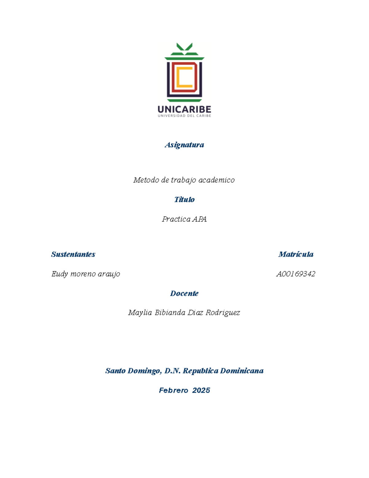 Documento 2 - gvev - Método del trabajo académico - Asignatura Metodo de trabajo academico ...