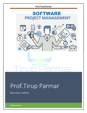 SPM ASSignment - MCA I Semester MCA14: Software Project Management Assignment – I Date of - Studocu