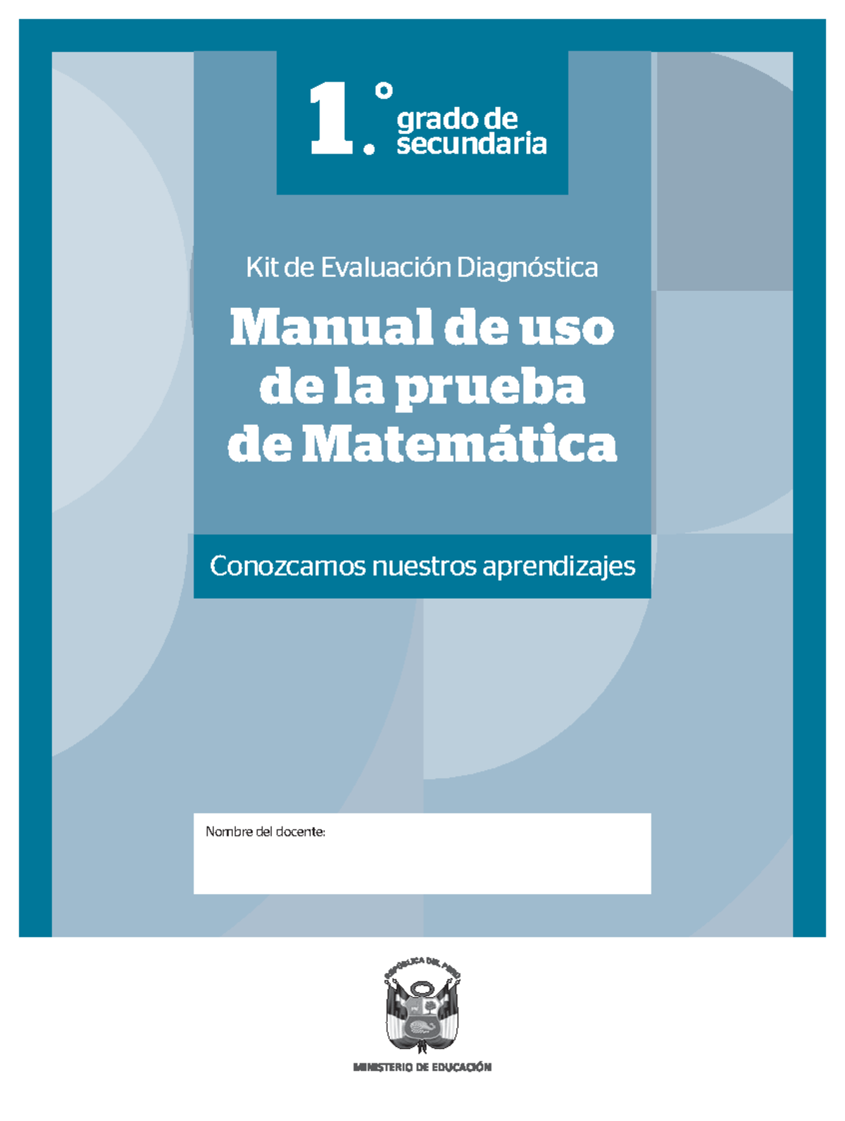 Prueba Diagnóstica de Matemática 1ER Grado Secundaria 2022 Completo ...