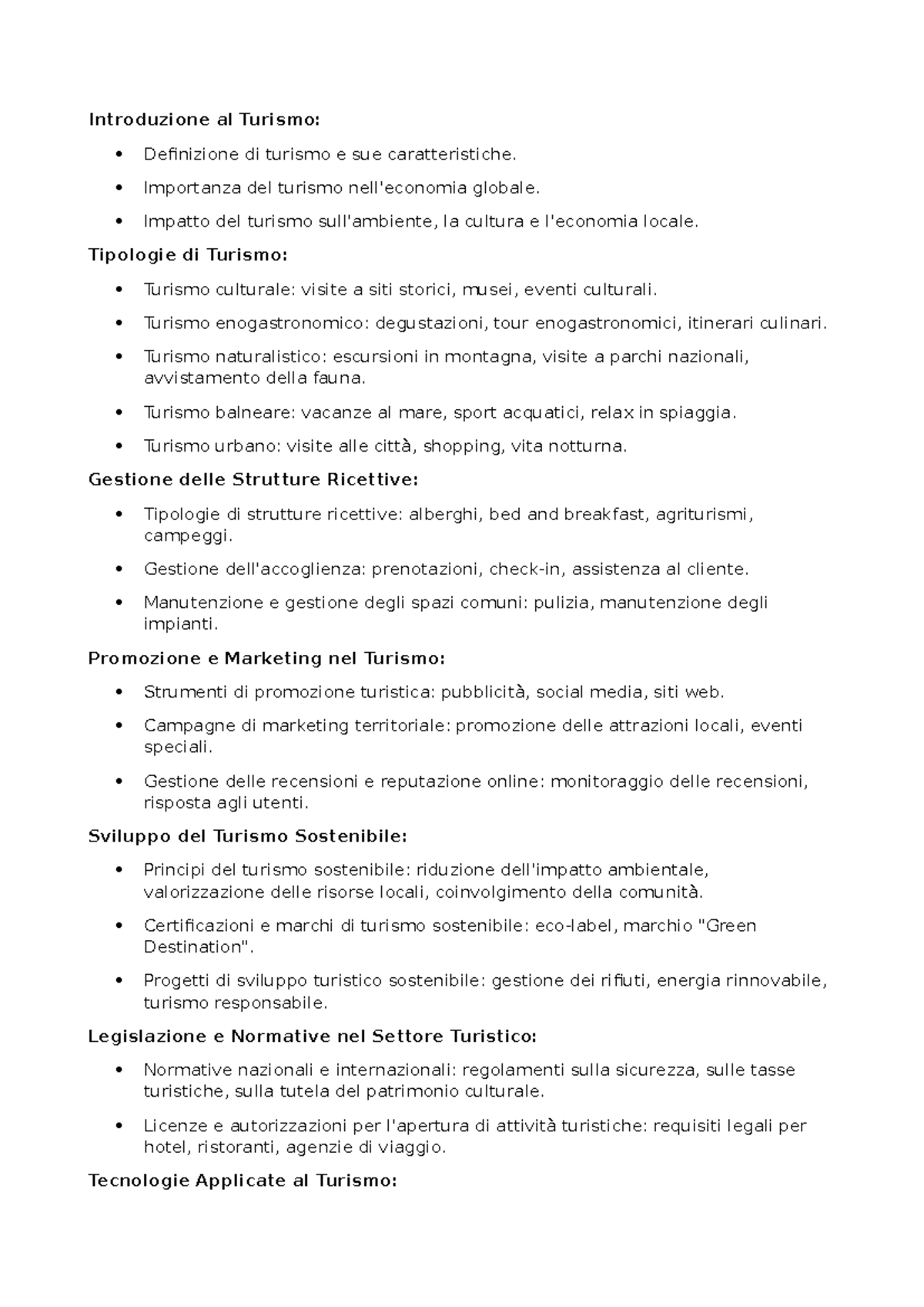 Introduzione al Turismo: Concetti Fondamentali e Sviluppi Sostenibili ...