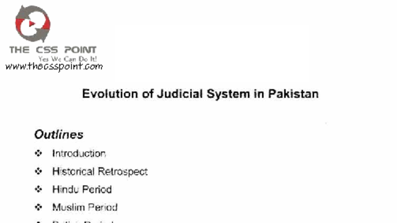 Evolution of the Judicial System in Pakistan: A Comprehensive Overview ...