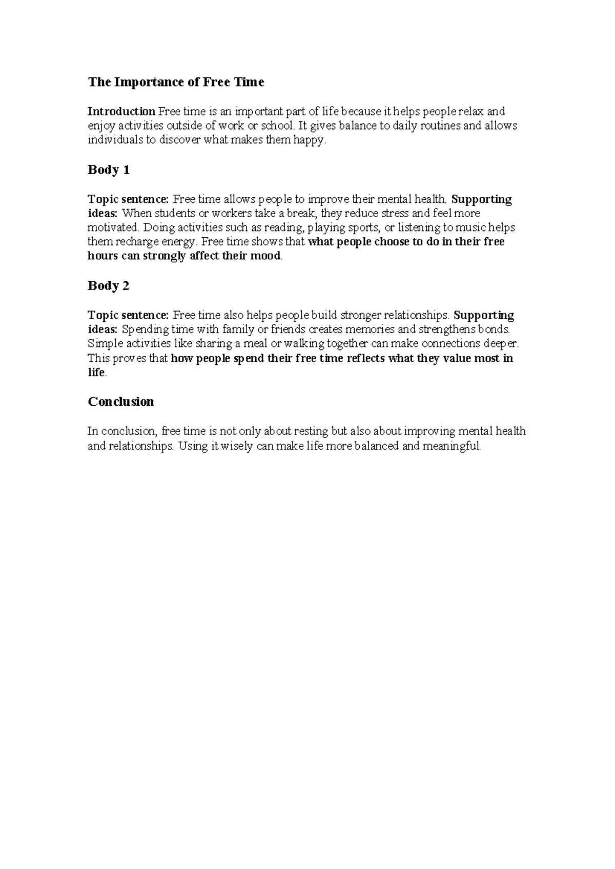The Importance of Free Time: Enhancing Well-Being and Relationships ...
