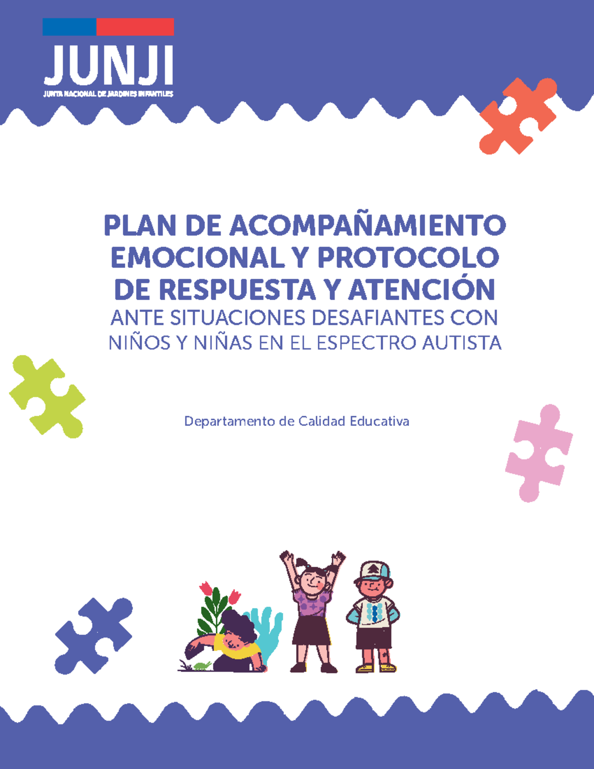 Plan de Acompañamiento Emocional y Protocolo TEA - JUNJI - Studocu