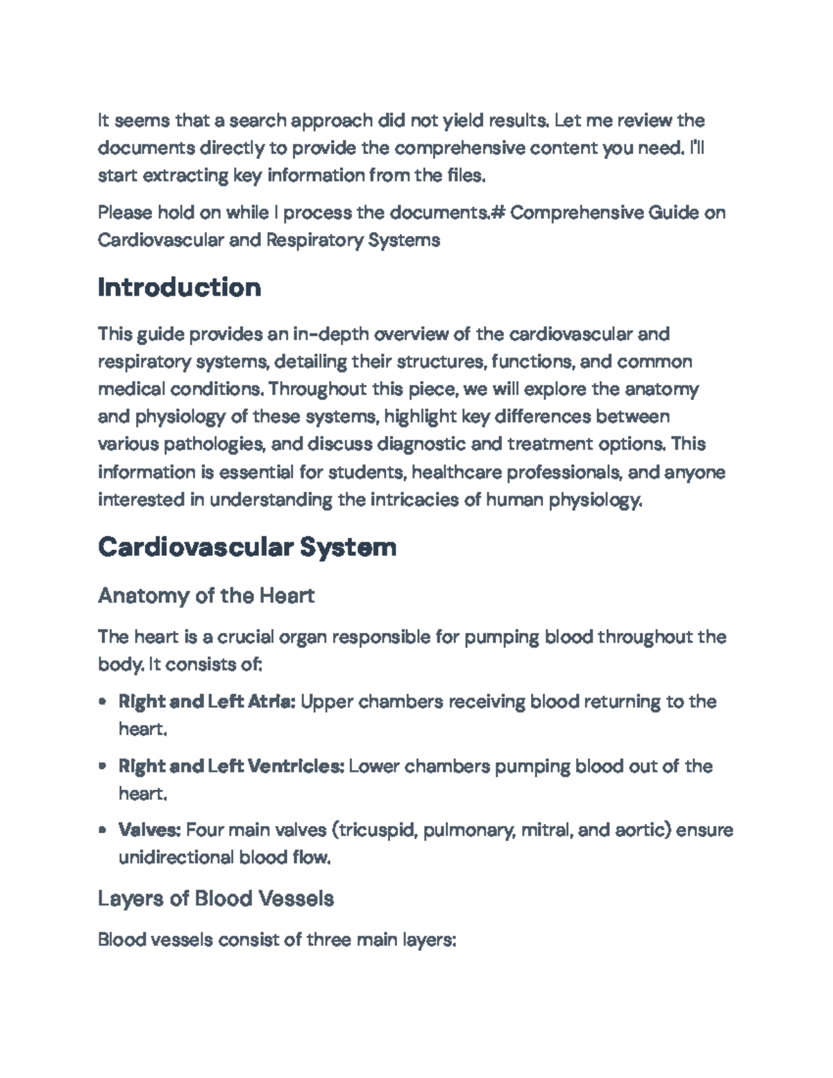 Comprehensive Guide on Cardiovascular and Respiratory Systems - It ...