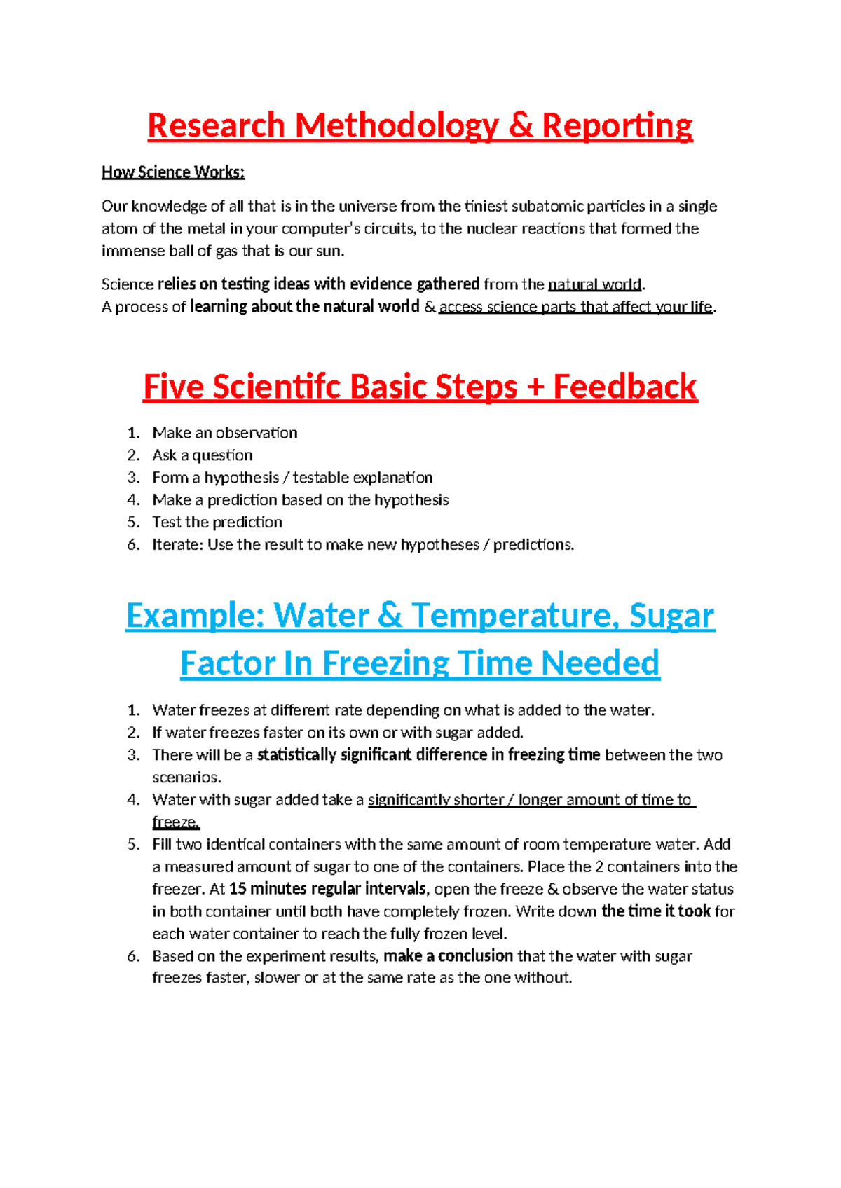 A108 Research Methodology: Understanding Scientific Processes and Steps ...