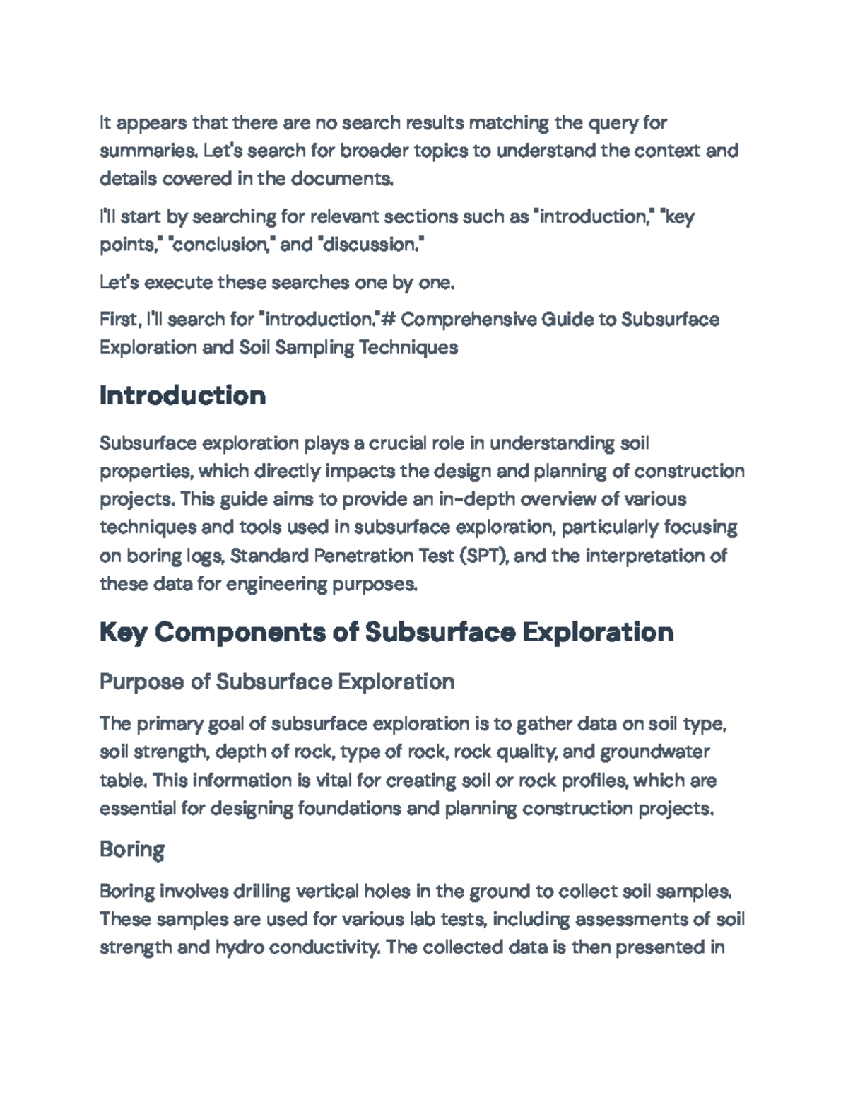 Comprehensive Guide to Subsurface Exploration & Soil Testing Techniques ...