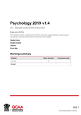 Psychology - Grade: 12 - Queensland Certificate of Education - Studocu