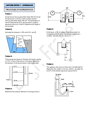 Hydraulics Lecture Notes 4 Analysis of Gravity Dams - LECTURE NOTE 4 ...
