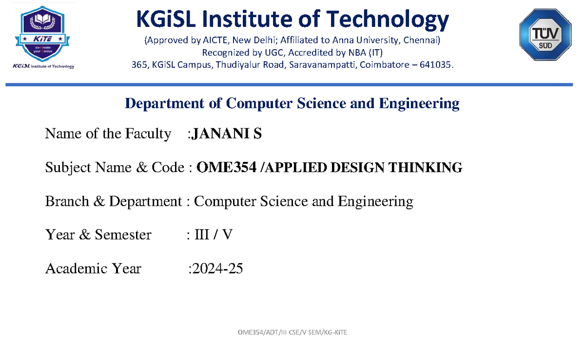 UNIT 4 ADT - Unit 4 notes of applied design thinking - Department of ...