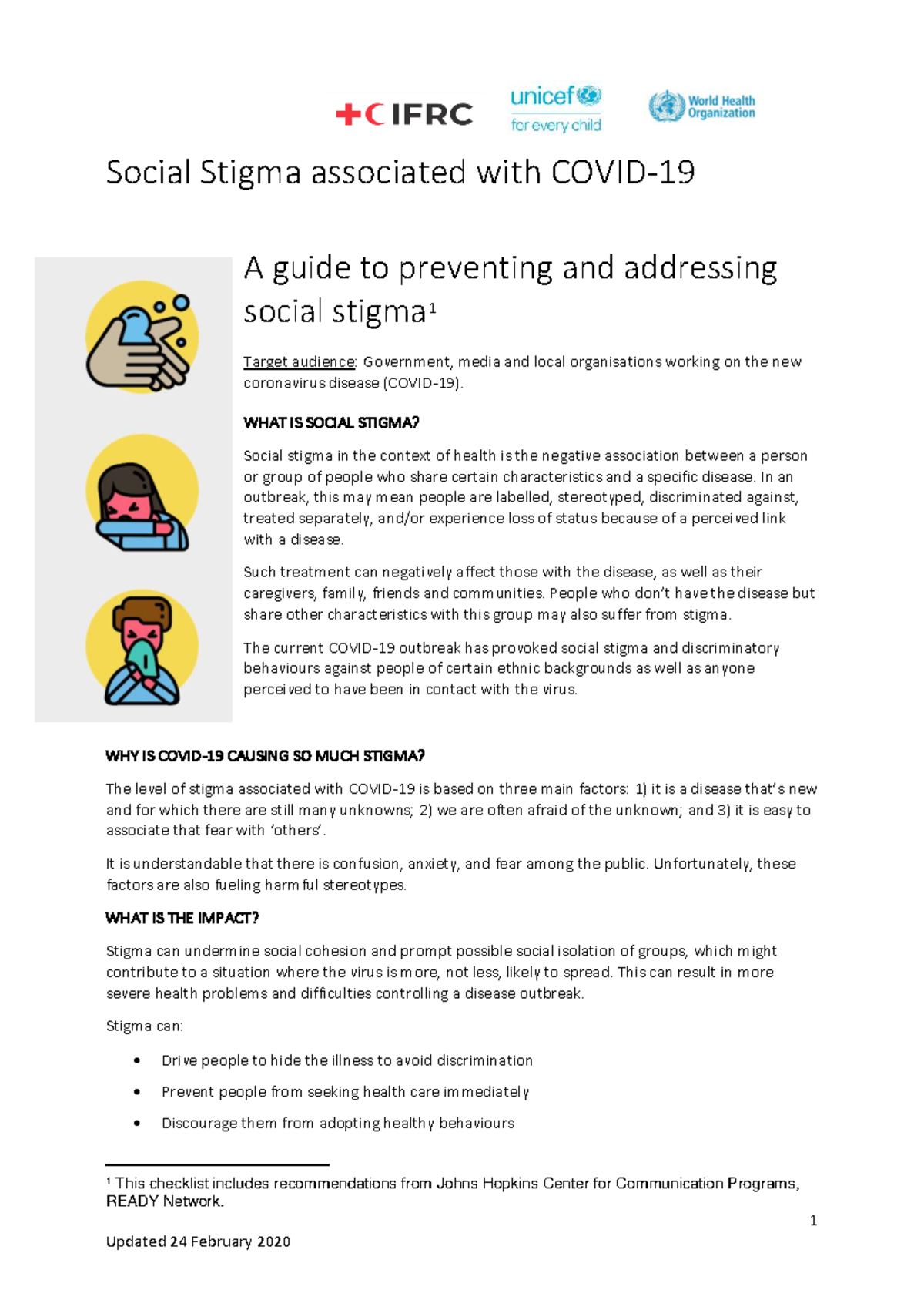 COVID-19 Stigma: A Guide for Addressing and Preventing Social Stigma ...