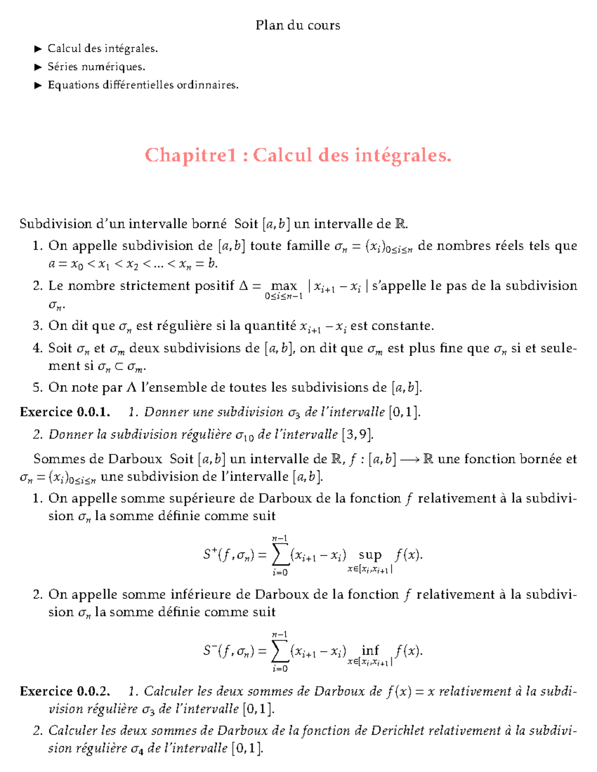 Analyse 2 - Cours sur les Intégrales et Équations Différentielles - Studocu