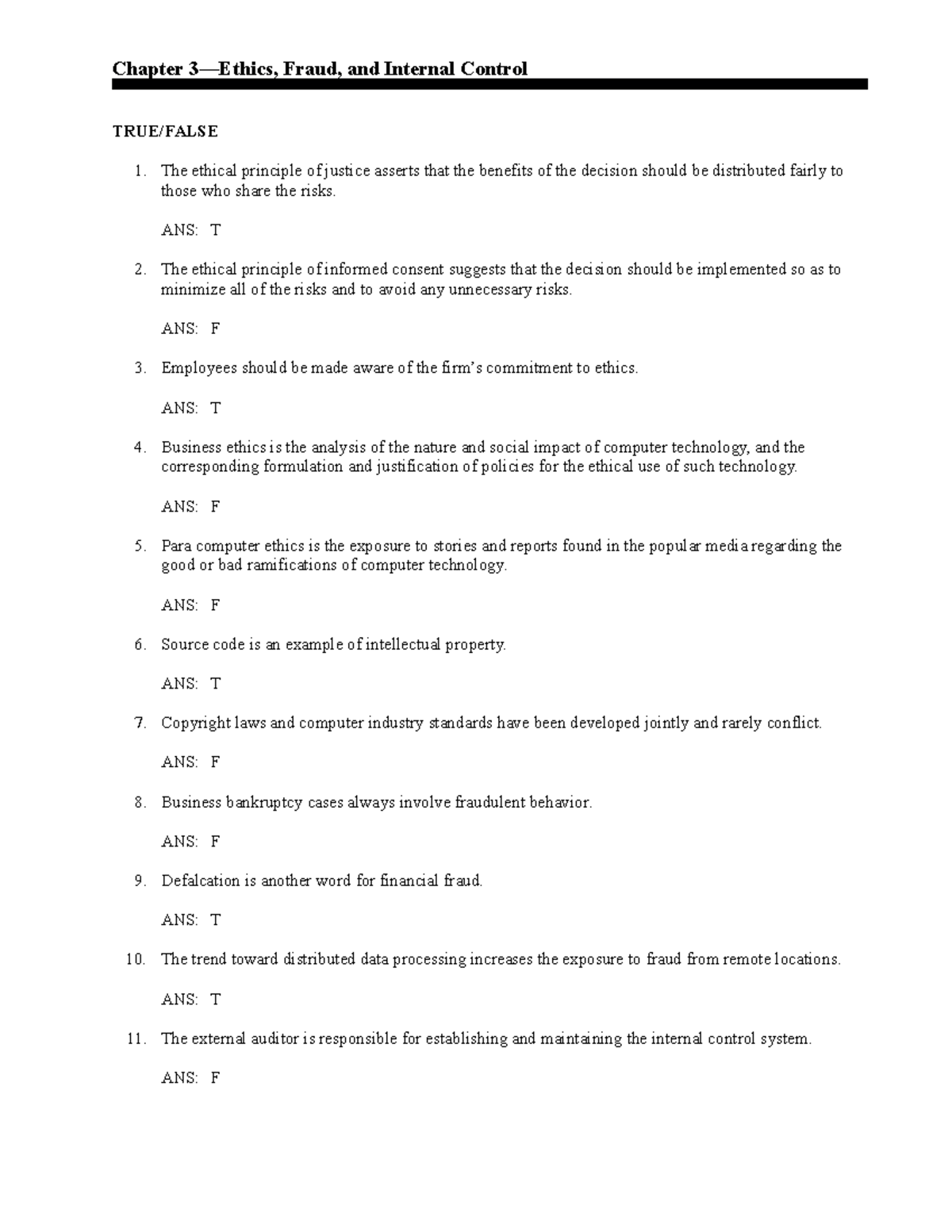 Chapter 3 - Ethics, Fraud, and Internal Control - accounting ...
